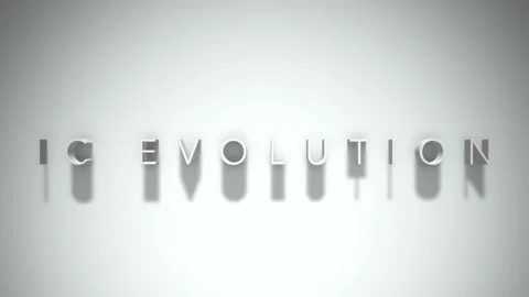 ic evolution 3D title animation with sha... | Stock Video | Pond5