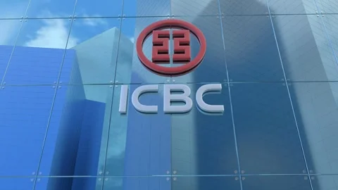 ICBC Editorial 4K Logo Reveal of Glass B... | Stock Video | Pond5