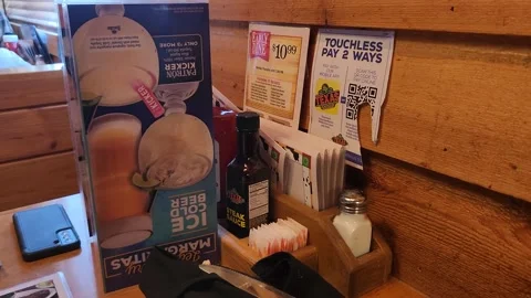 Ice Cold Beer Restaurant Menu Pamphlet | Stock Video | Pond5