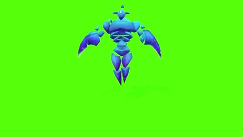 Ice Guardian Death Green Screen Animatio... | Stock Video | Pond5