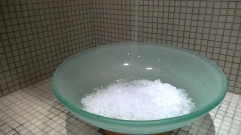 Ice machine spa bath shock therapy. Used... | Stock Video | Pond5