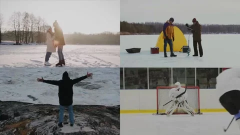 Ice Winter Transitions | After Effects ~ After Effects #224024481