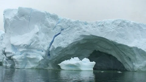 Iceberg collapse in Greenland | Stock Video | Pond5