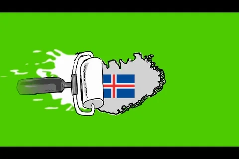 Iceland - Hand-Drawn Animation - scroll ... | Stock Video | Pond5