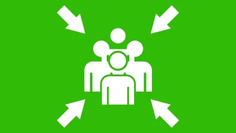 icon assembly point gathering point anim... | Stock Video | Pond5