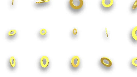 icon symbol gold loop animation backgrou... | Stock Video | Pond5