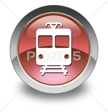 Icon/button/pictogram "train / mass transit": Royalty Free #38849102