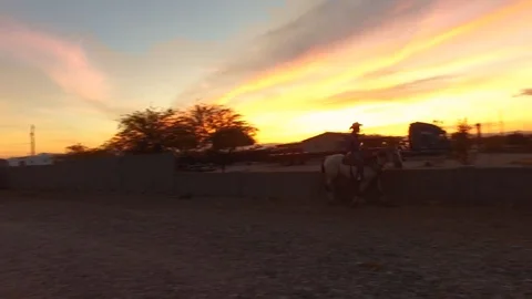 Cowboy Sunset Stock Video Footage | Royalty Free Cowboy Sunset Videos ...