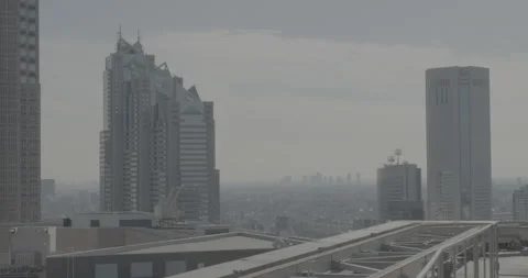 Iconic Building Pan; from A Shinjuku Roo... | Stock Video | Pond5