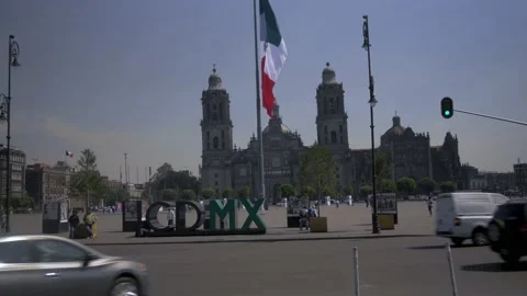 Iconic CDMX Sign In Plaza De La Constitu... | Stock Video | Pond5