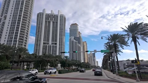 Iconic high-rise buildings and luxury ap... | Stock Video | Pond5