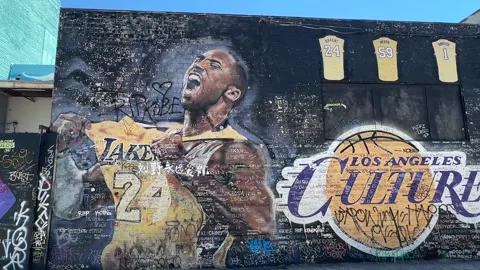 The Iconic Kobe Bryant Wall Mural In Dow... | Stock Video | Pond5