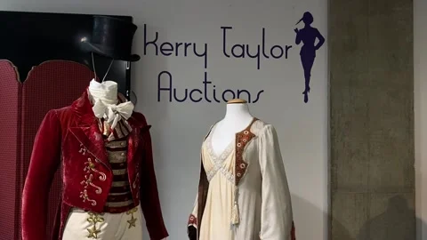 Iconic movie costumes to be auctioned in... | Stock Video | Pond5