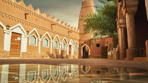 The iconic Najdi Village Saudi Arabia | Stock Video | Pond5