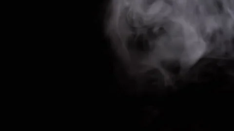 Icy Cloud of Thick White Smoke, Fog Floa... | Stock Video | Pond5