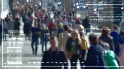 Crowd Identity Scan Stock Videos – Royalty-Free HD & 4K Videos | Pond5