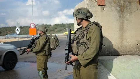 IDF (Israel Defense Forces) Armored Sold... | Stock Video | Pond5