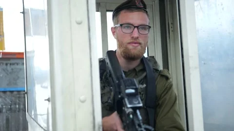 IDF Israel Soldier in Military Uniform W... | Stock Video | Pond5