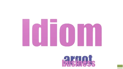 Idiom Word Cloud Animated Isolated On Wh... | Stock Video | Pond5