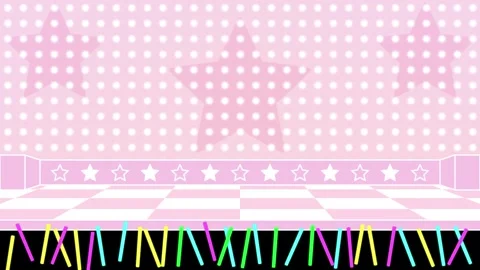 Idol stage star Looping animated backgro... | Stock Video | Pond5