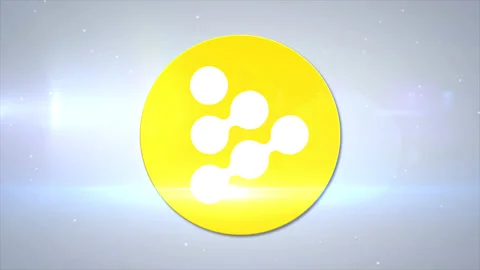 iExec RLC Cryptocurrency Logo Coin 3d An... | Stock Video | Pond5