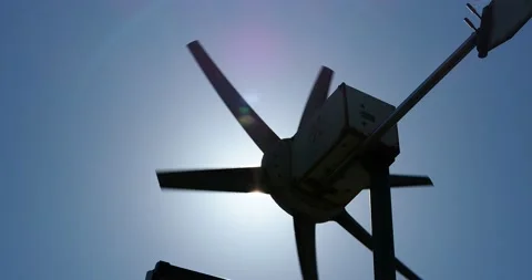 An illuminated road sign powered by a so... | Stock Video | Pond5