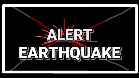 Earthquake Warning Signs Stock Footage ~ Royalty Free Stock Videos | Pond5