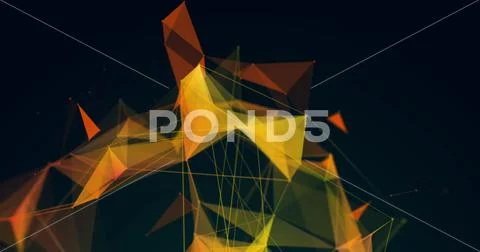 Image of detailed plexus structure 4k: Graphic #156611441