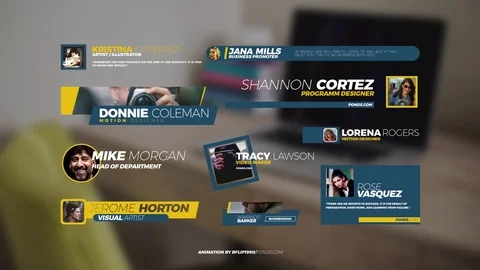 Image Lower Thirds & Titles ~ After Effects #76084532