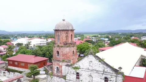 Immaculate Conception Church Balayan Bat... | Stock Video | Pond5