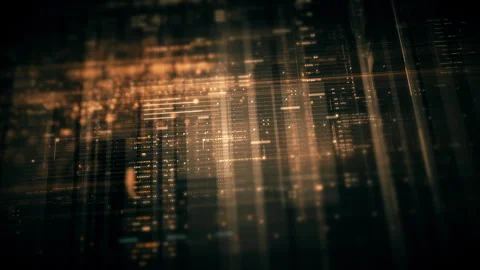 Immersive Data Matrix Display, Dynamic I... | Stock Video | Pond5
