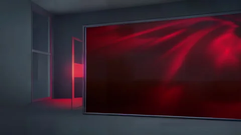 Immersive TV Studio: 3D Virtual TV On Wa... | Stock Video | Pond5