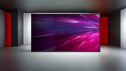 Immersive Virtual TV Studio Background L... | Stock Video | Pond5