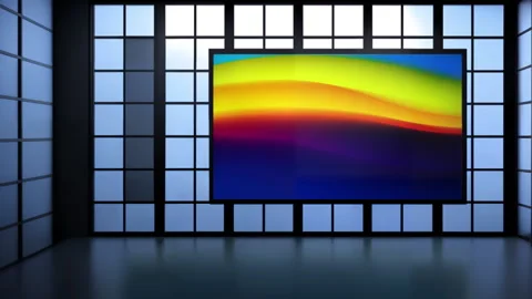 Immersive Virtual TV Studio Background L... | Stock Video | Pond5