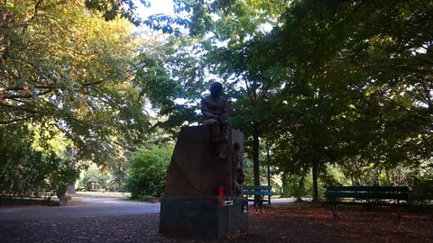 Imola Track - Ayrton Senna Monument duri... | Stock Video | Pond5