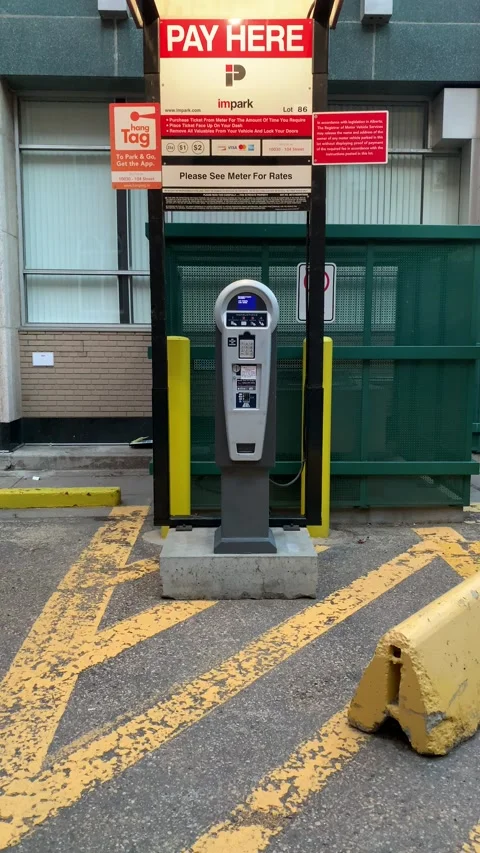 Parking Kiosk Stock Footage ~ Royalty Free Stock Videos | Pond5