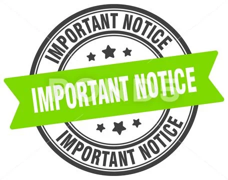 Important Notice