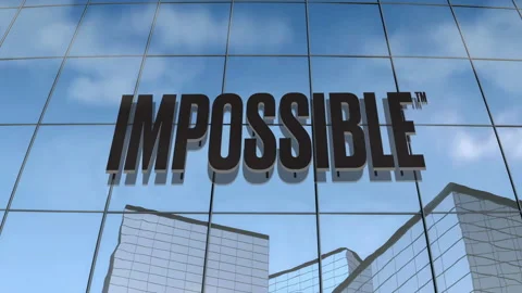 Impossible Foods Logo On Corporate Glass... | Stock Video | Pond5