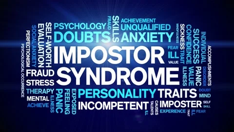impostor syndrome animated word cloud,ta... | Stock Video | Pond5