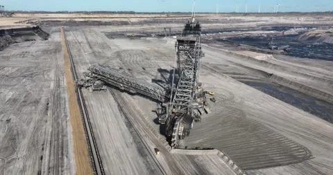 Impressive aerial video of a massive buc... | Stock Video | Pond5