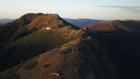 Impressive View With Eho Hut In Central ... | Stock Video | Pond5