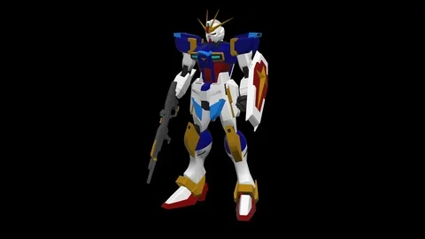 Impulse-gundam- Gundam Animation model-... | Stock Video | Pond5