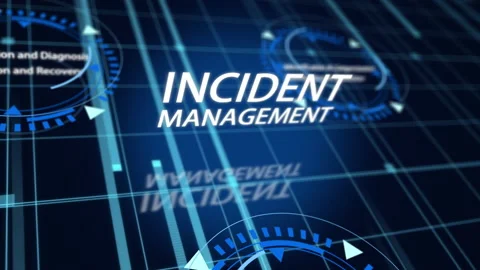 Incident Management text cinematic title... | Stock Video | Pond5