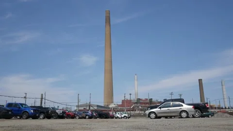 Inco Superstack is the tallest chimney i... | Stock Video | Pond5