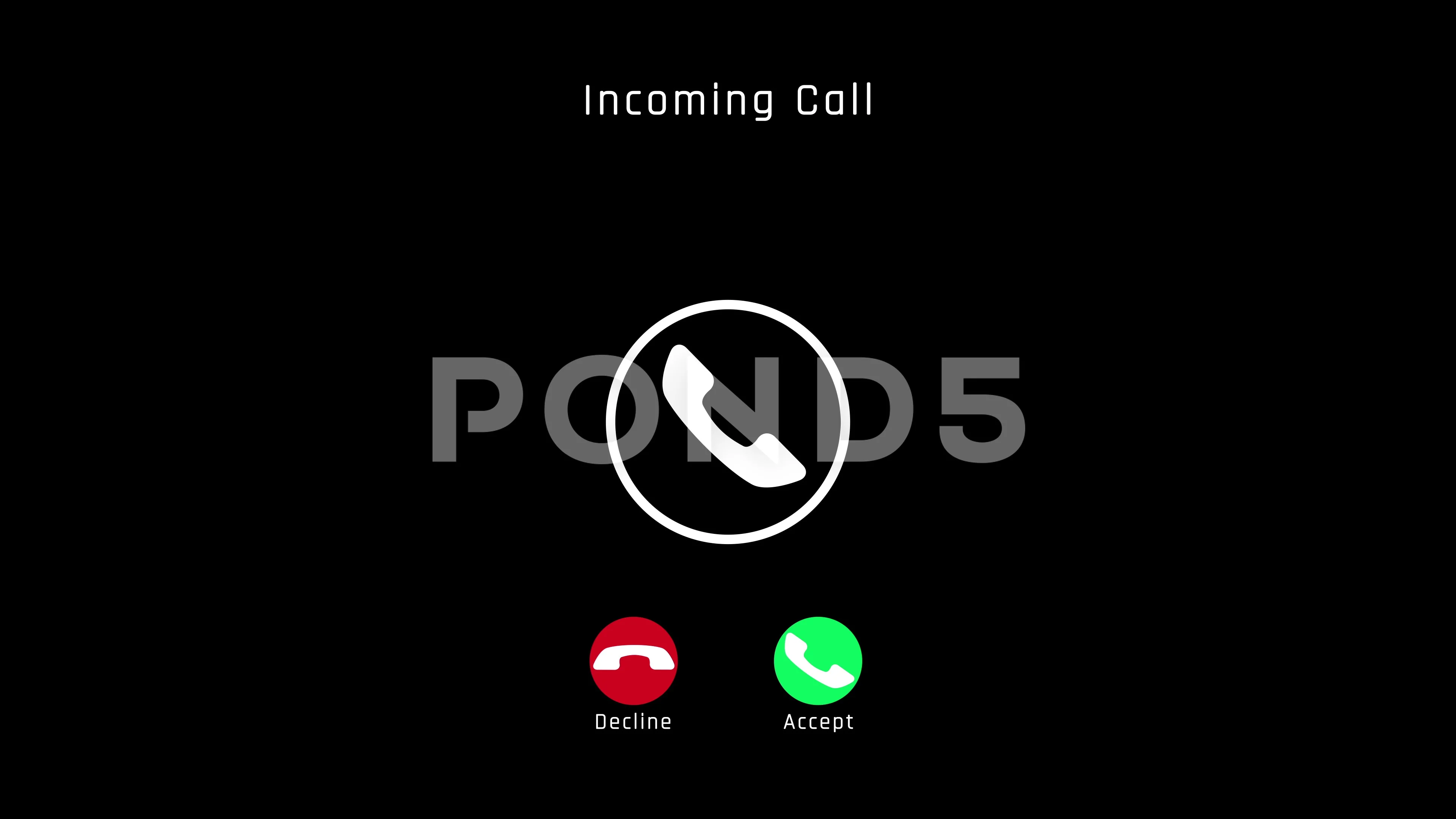 Incoming Call Screen