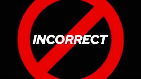 Wrong Element Animation Stock Video Footage | Royalty Free Wrong ...