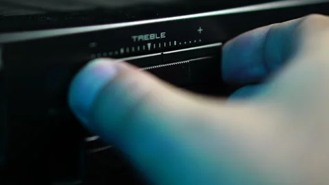 Increasing Treble, High Frequency Sound ... | Stock Video | Pond5