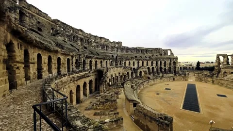 Incredible Beautiful Amphitheater Walkin... | Stock Video | Pond5