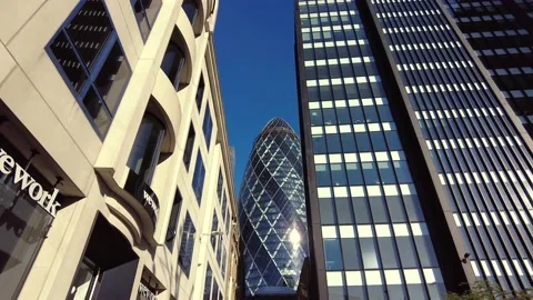 Incredible low aerial view of the London... | Stock Video | Pond5