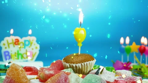 Incredibly beautiful festive birthday ba... | Stock Video | Pond5